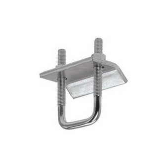 White Cap | Unistrut ElectroGalvanized Window Clamp for Back To Back