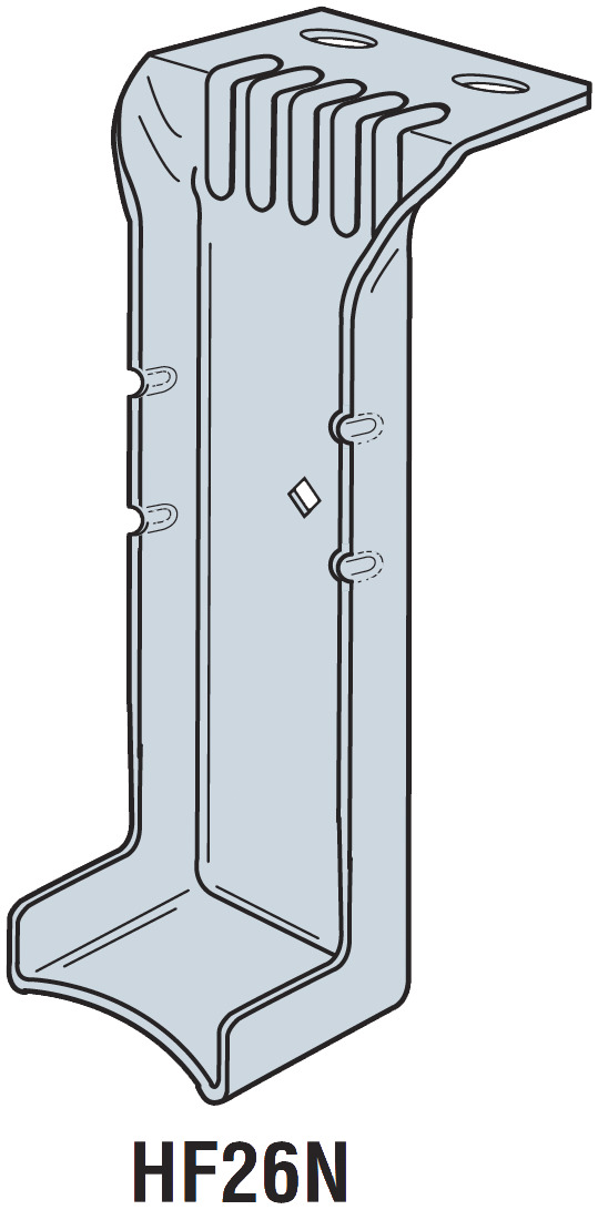 White Cap | Simpson Strong-Tie 1-9/16 x 5-3/8" 18 ga Panelized ...