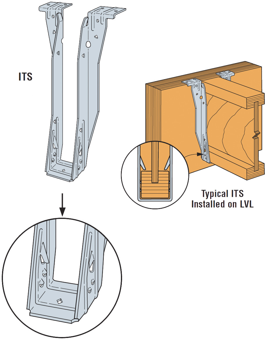 White Cap | Simpson Strong-Tie ITS Series 2 x 1-7/8 x 11-13/16" 18 ga ...
