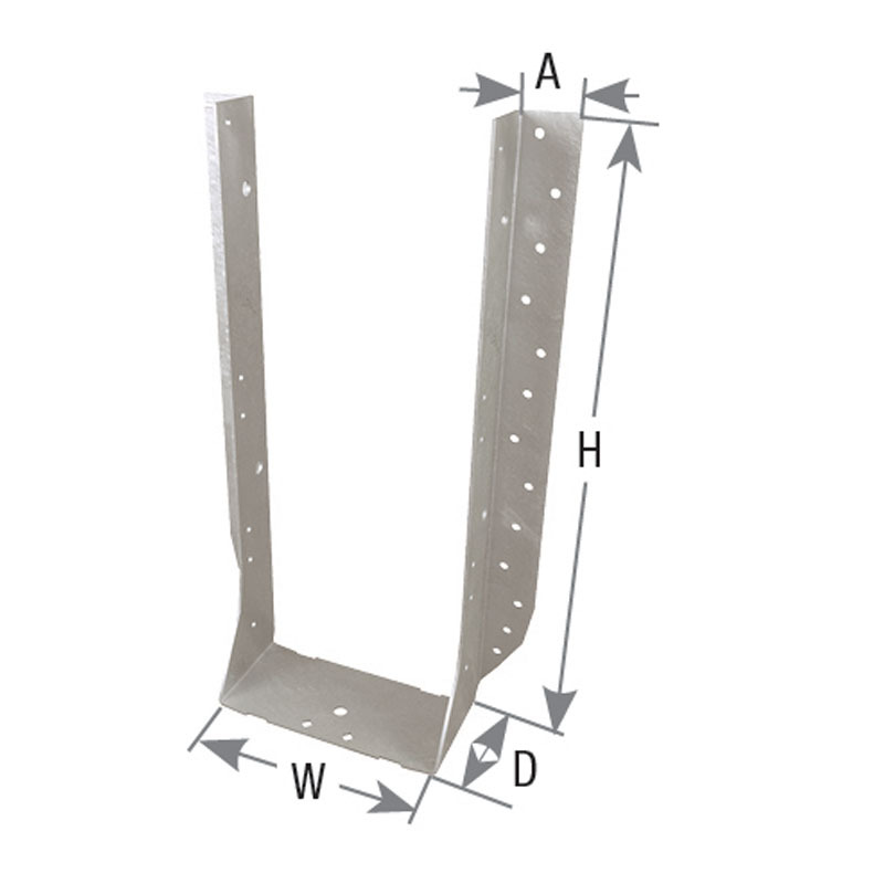 White Cap | USP HD Series 2-1/2 x 3-9/16 x 14-13/16" 14 ga Heavy Duty ...