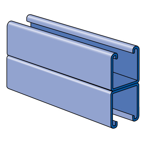 White Cap | Unistrut P1001 Series 10' x 1-5/8 x 3-1/4" 12 ga Pre ...