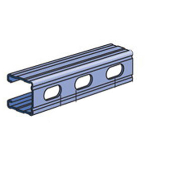 White Cap | 1-5/8 x 1-5/8 x 20Ft 14G Half Slot Pg