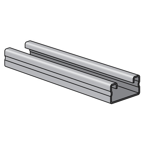 White Cap | Power-Strut PS560 Series 1-5/8" x 20' 16 ga Pre-Galvanized ...