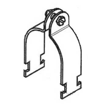 White Cap | 1-1/4" Rigid Strut Clamp
