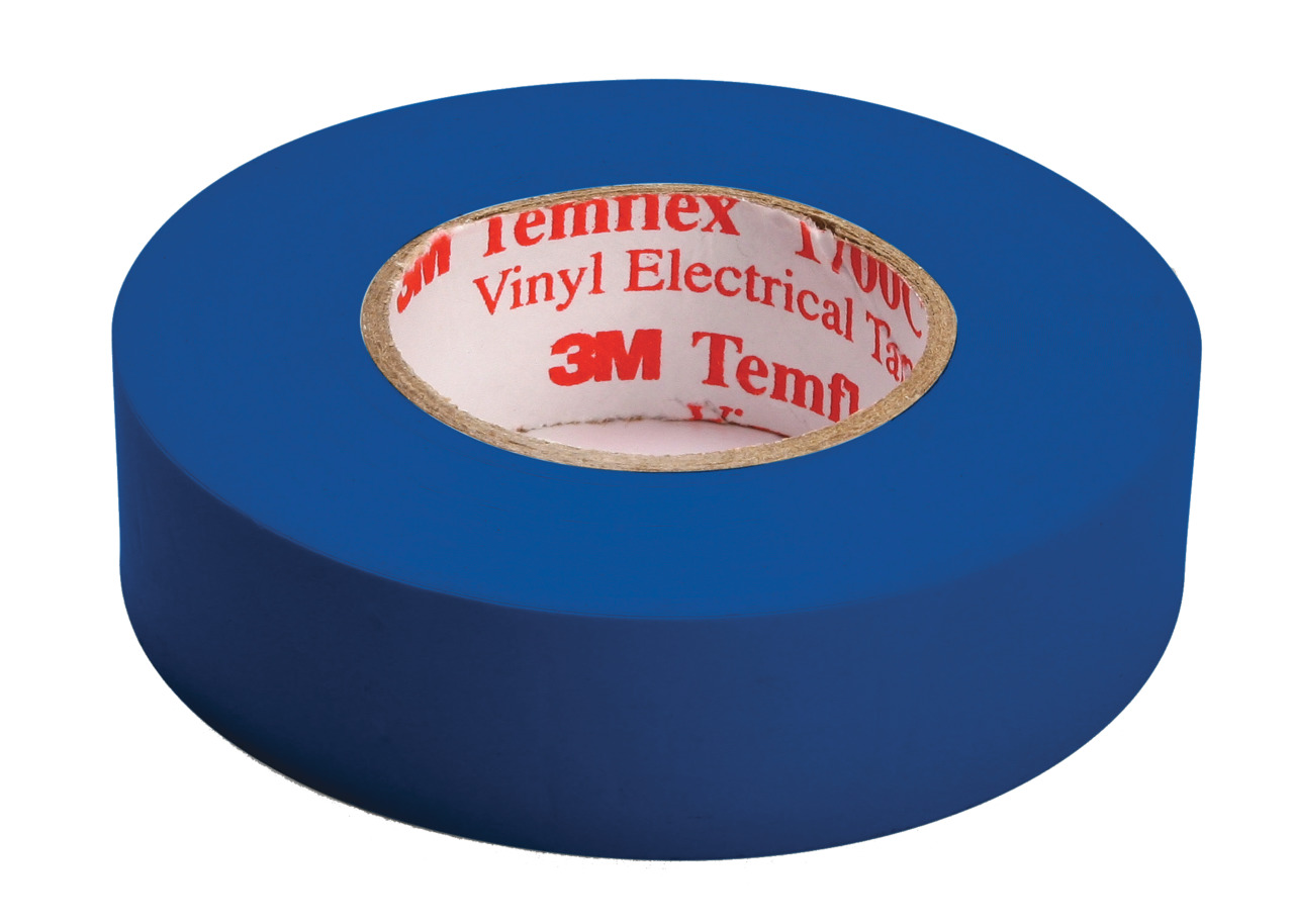White Cap | 3M 3/4" x 60' Blue Electrical Tape 1400CC