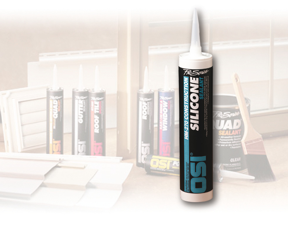 White Cap | Henkel OSI HM270 10 oz. Cartridge Construction Silicone Sealant