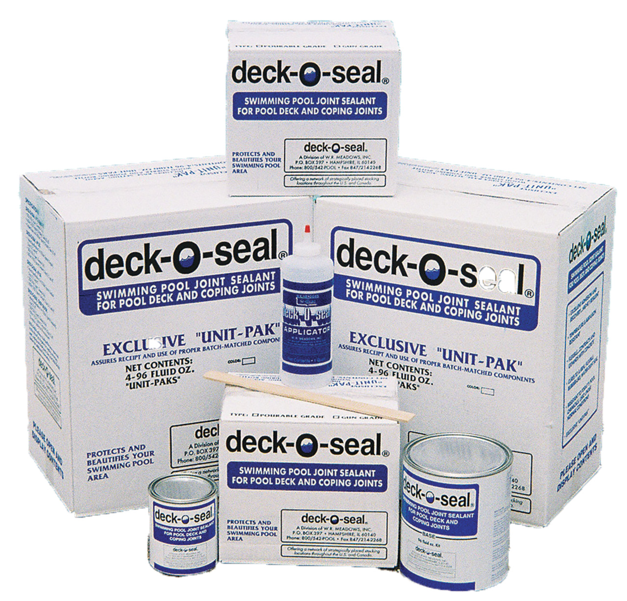 White Cap | W. R. MEADOWS 96Oz Gray Deck O Seal