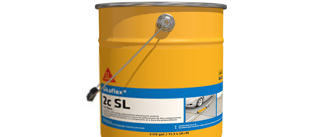 White Cap | SIKA 1.5 gallon Sikaflex SL 2 AB Slope Grade Limestone L