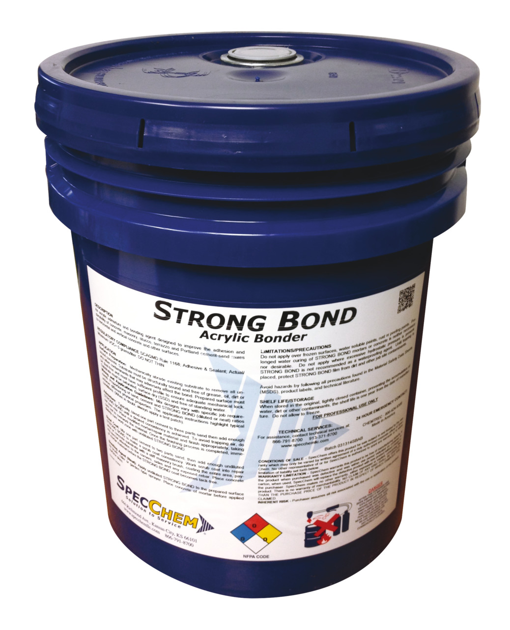 White Cap | SpecChem Acrylic Bonder 5 Gal.