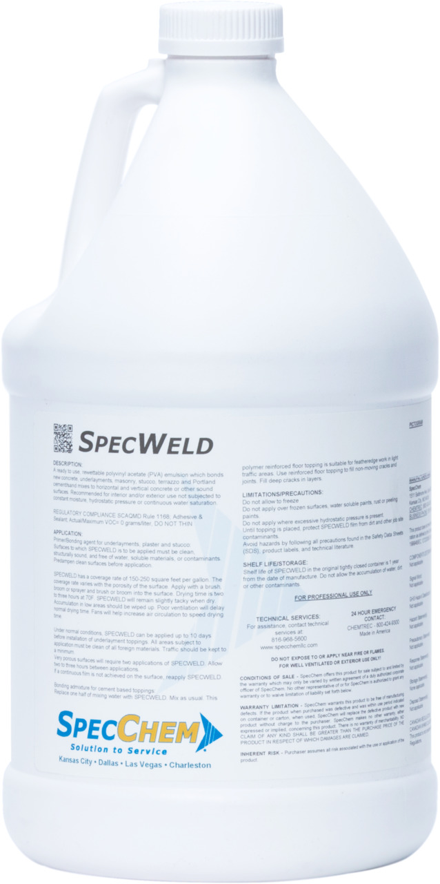 White Cap | SpecChem 1 Gal. Specweld Rewet Bond Agent