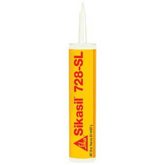 White Cap | Sika 29 oz. Sikasil-728 LS Limestone Silicone Sealant