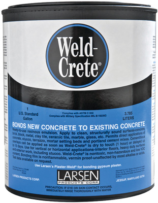White Cap | Larsen 1 Gal. Weld-crete Bonding Agent