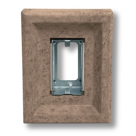 White Cap | Westlake Royal Stone 6 in. x 8 in. Single Receptacle Stone ...