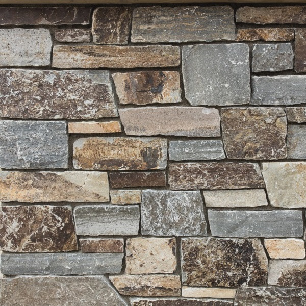 White Cap | Glacier Stone Canyon Creek Thin Veneer Random Flat