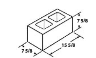 White Cap | Premier Concrete Products 8" x 8" x 16" Standard ...