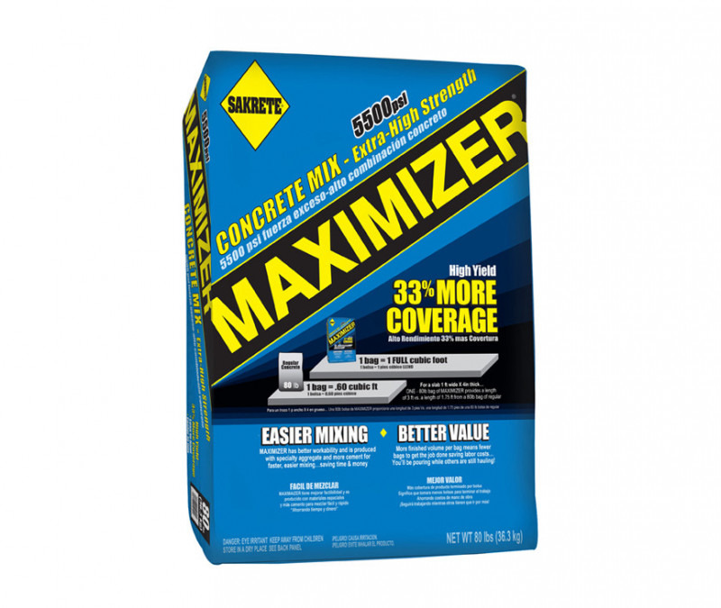 White Cap | Sakrete Bonsal American 80 lb. 5500 psi Maximizer Concrete Mix