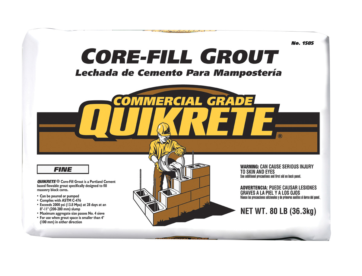 White Cap | Quikrete Core-Fill Fine Grout 80 lb.