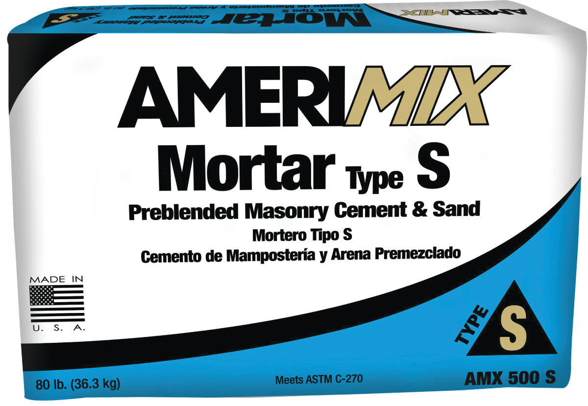 White Cap | Amerimix AMX 500 Series 80 lb. Bag Masonry Cement and Sand ...