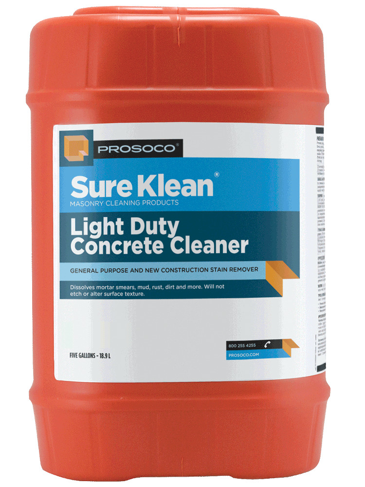 White Cap | PROSOCO Light Duty Concrete Cleaner Sure Klean 5 Gal.