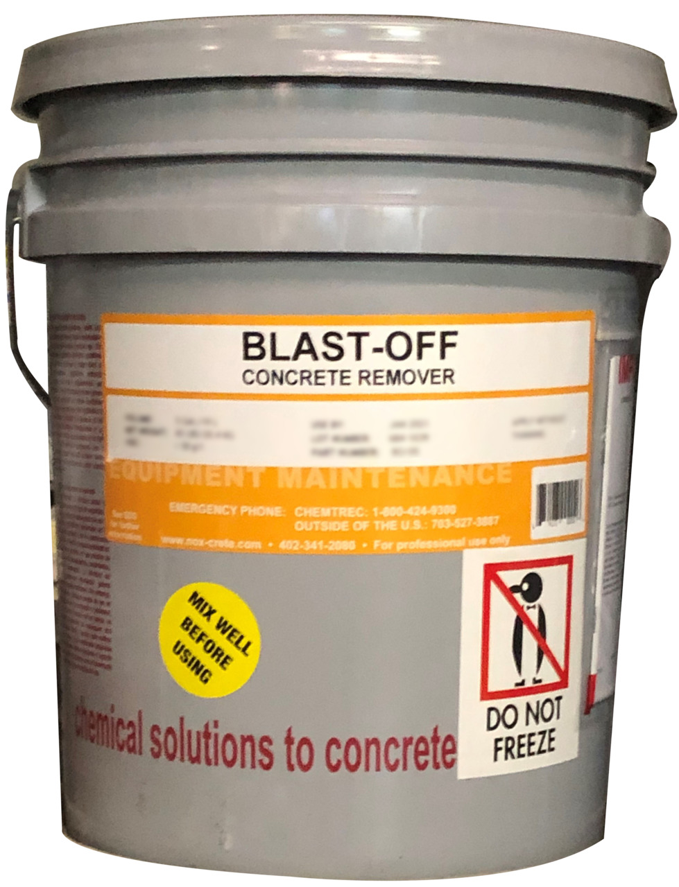 White Cap | Nox-Crete 20L Blast-Off Concrete Remover 5 Gal. Pail