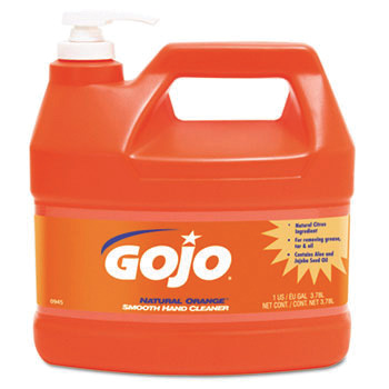 White Cap | GOJO Natural Orange 1 Gal. Orange Smooth Hand Cleaner