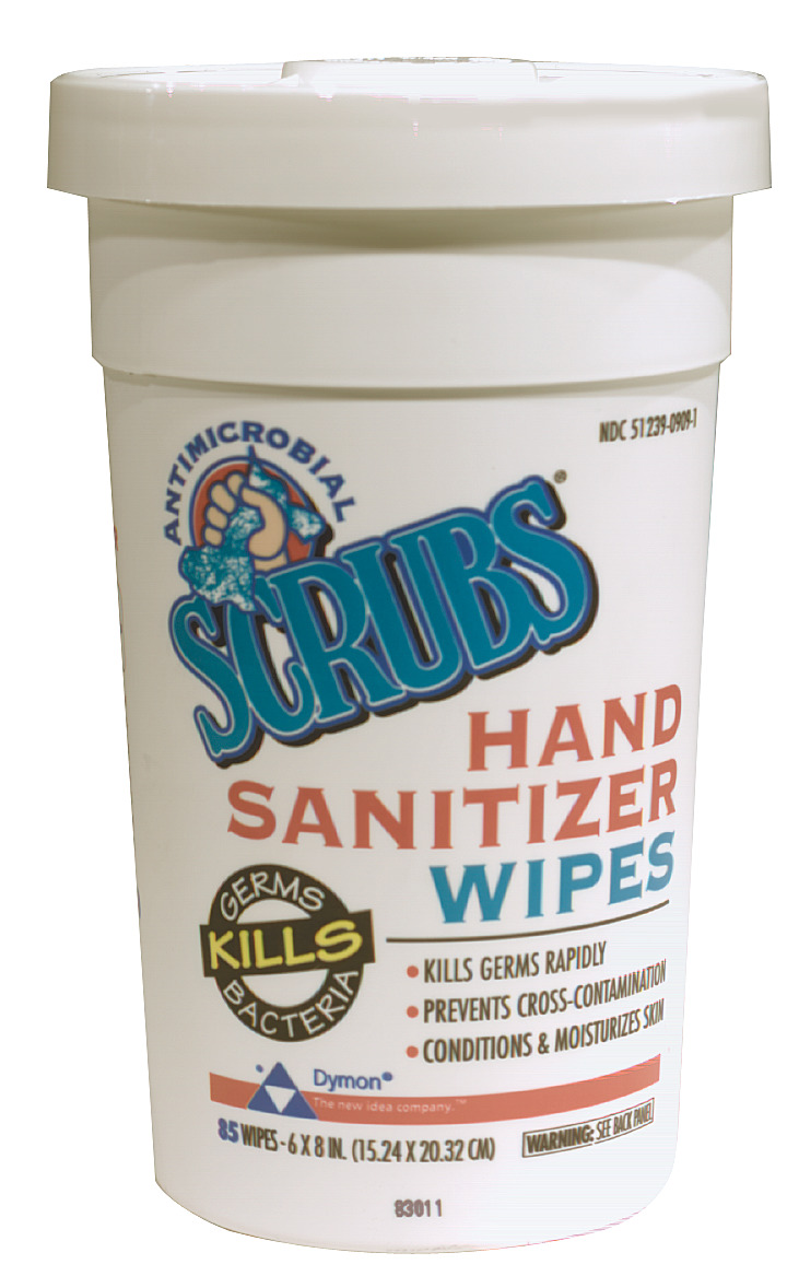 White Cap | SCRUBS Hand Sanitizer Wipes (85-Pack)