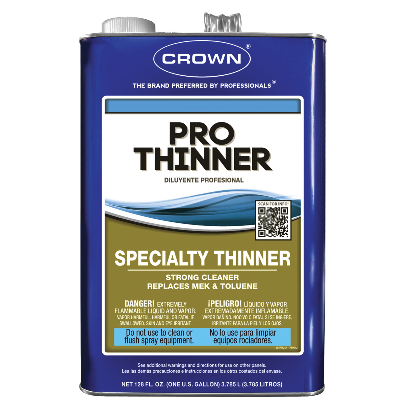 White Cap | Crown - 1 Gal. Can Low VOC Compliant Pro Thinner