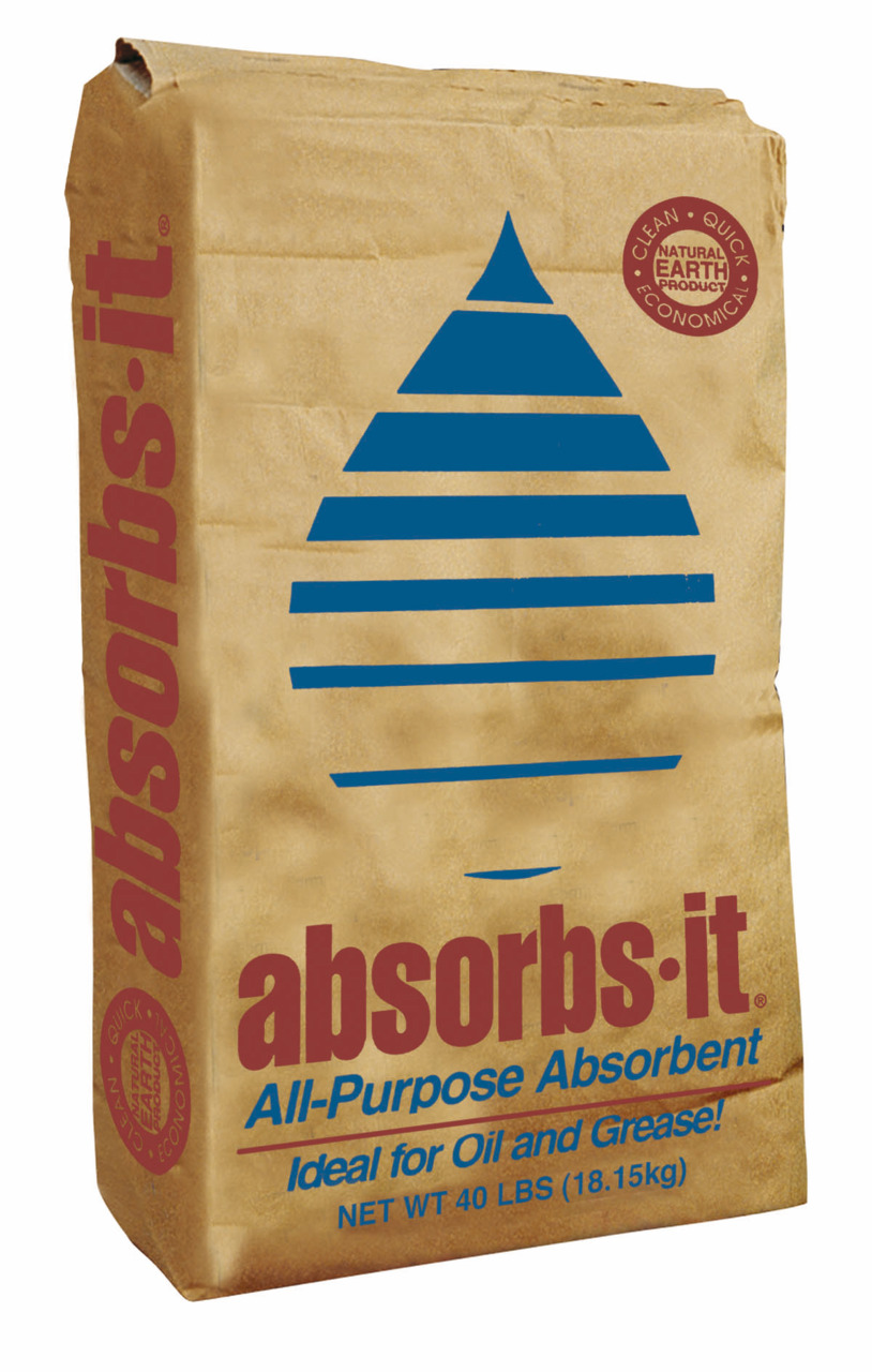White Cap | Kleensweep Sorb-All 50 lb Sack Oil and Grease Absorbent