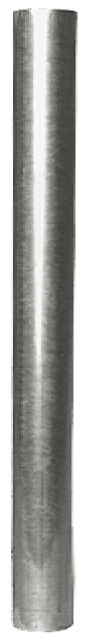 White Cap | 3" x 42" Galvanized Bumper Pipe Bollard