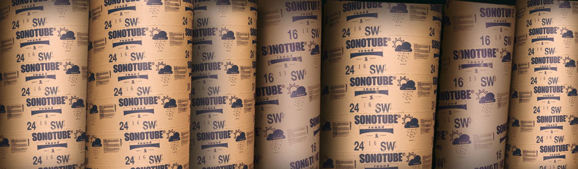 White Cap | Sonoco "14" x 12' Paper Tube"