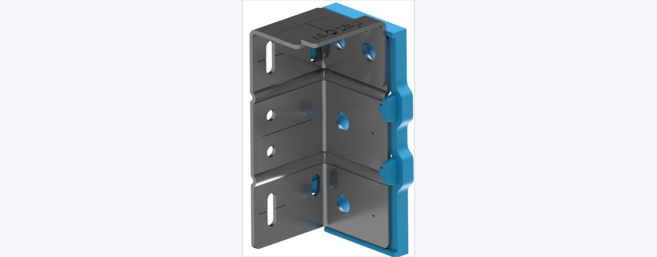 White Cap | Northern Facades 2 in. 14 Gauge Galvanized ISO Clip