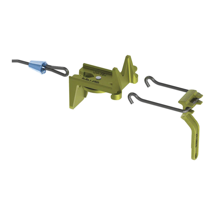 White Cap | Gates & Sons Cam-Lock 8 in. Polyethylene "G" Washer Tie