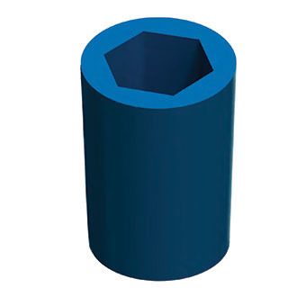 White Cap | Dayton Superior B30 2-3/8 x 1-3/4" Acetal Thermoplastic ...