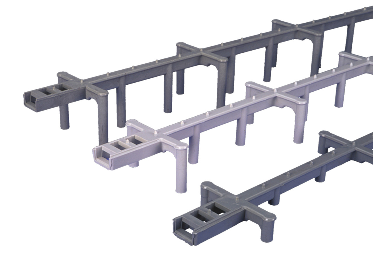 White Cap | Dayton Superior 1-1/2 in. Plastic Slab/Beam Bolster