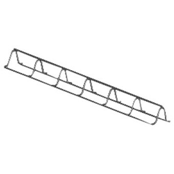 White Cap | Meadow Burke SB 5 ft. x 3 in. Metal Slab Bolster with Runner