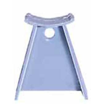 White Cap | Atlantis Plastics 4-1/4" Plastic Paving Chair With Base