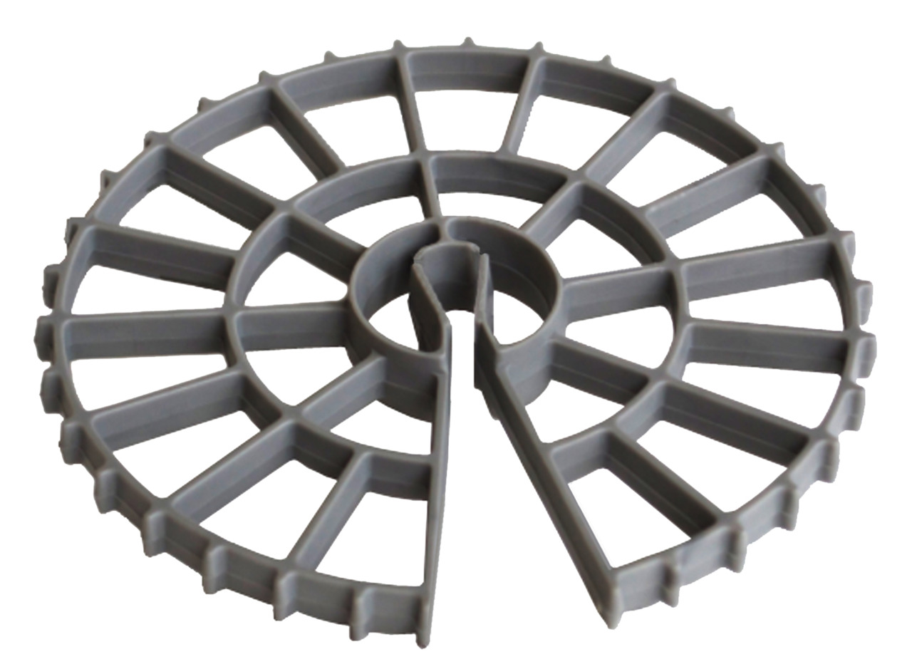 White Cap | Dayton Superior 3" Space Wheel Fits #3-#6 Rebar