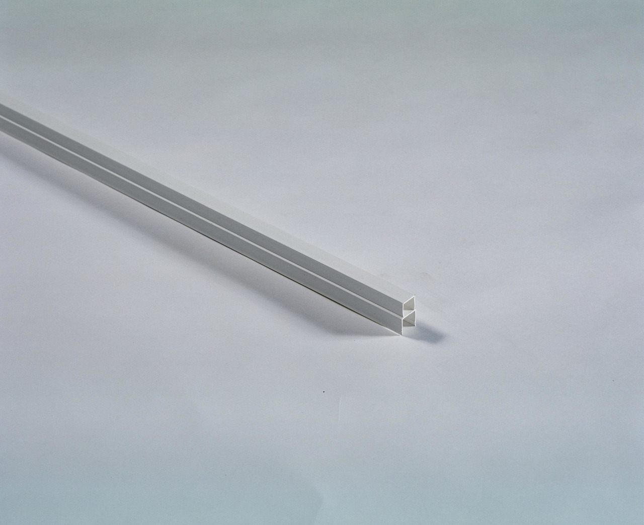 White Cap | 10 ft. x 3/4 in. x 1/2 in. PVC Expansion Joint Cap