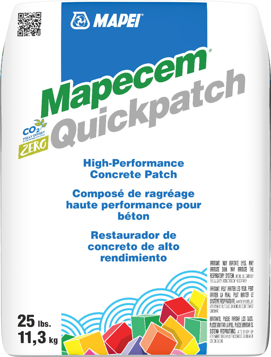 White Cap | Mapei Mapecem Quickpatch Concrete Patch, 25 lb. Bag