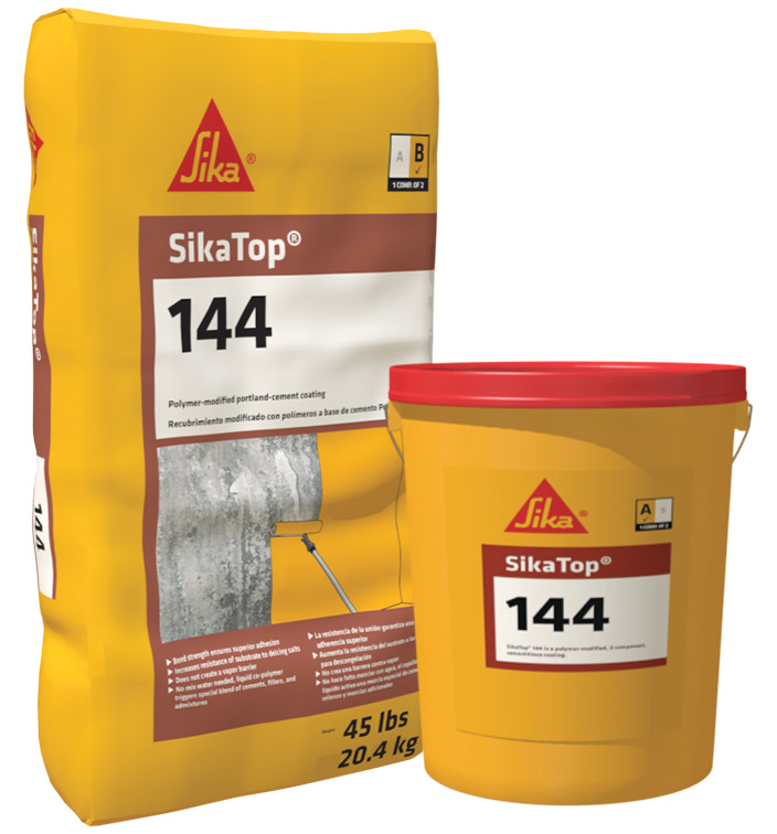 White Cap | Sika SikaTop 144 Gray Polymer-Modified Portlant-Cement ...