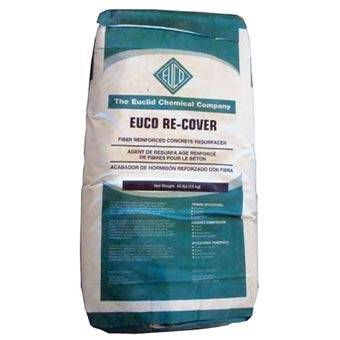 White Cap | Euclid EUCO RE-COVER 40 lb. Bag Solid Gray Fiber Reinforced ...