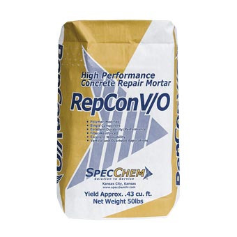 White Cap | SpecChem RepCon V/O 50 lb. Pail Gray Concrete Repair Mortar ...