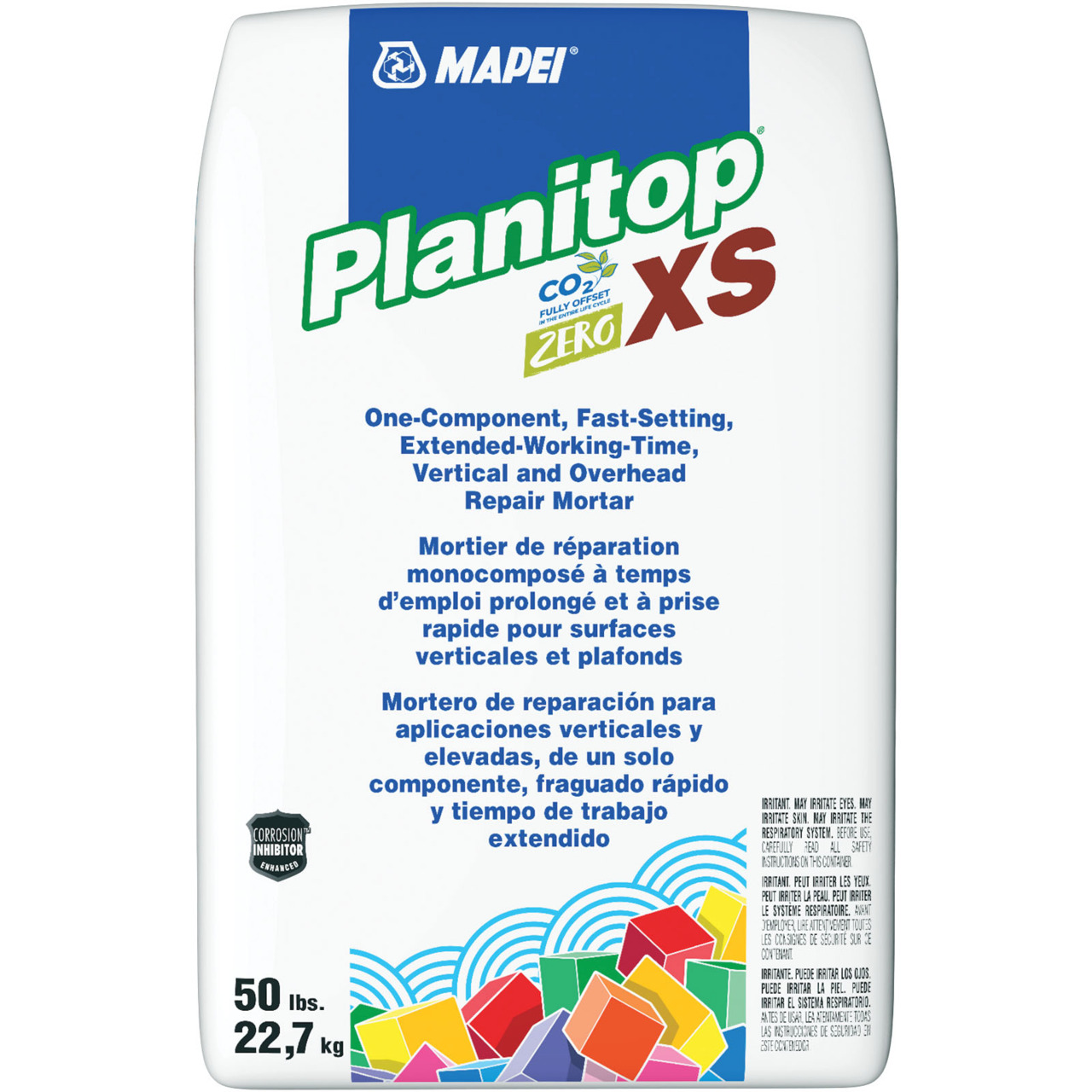White Cap | MAPEI Planitop XS 50 lb. Bag Gray Vertical/Overhead Repair ...
