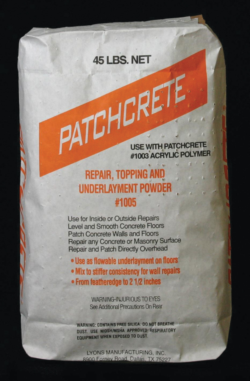 White Cap | Lyons Manufacturing Rampatch 45Lb Bag