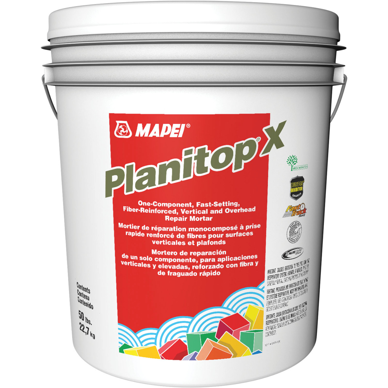 White Cap | Mapei Planitop X Repair Mortar, 50 lb. Pail