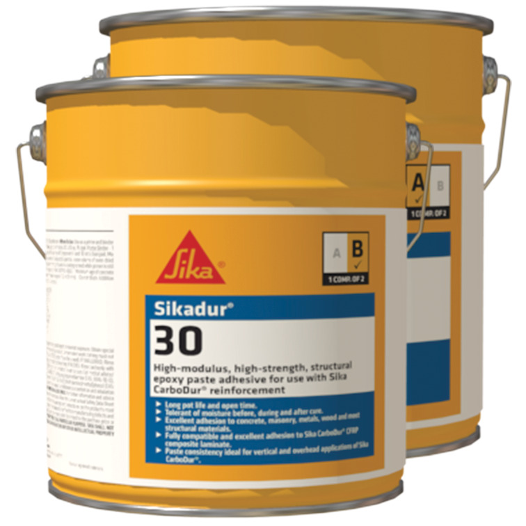 White Cap | Sika Sikadur-30 1 Gal. Pail Light Gray 2-Component ...