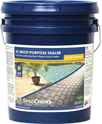 White Cap | Specchem 5gal SC Multi-Purpose Decorative Sealer Color Enhancer