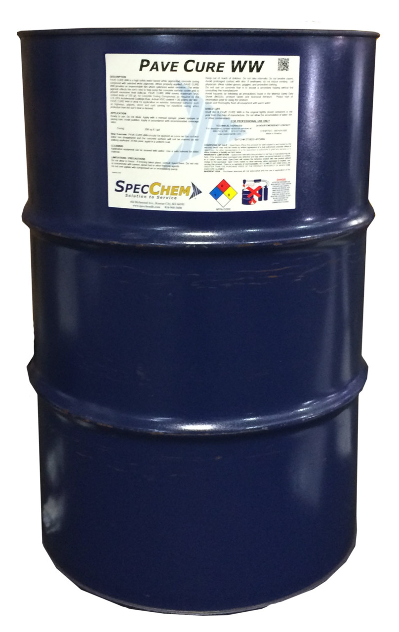 White Cap | SpecChem PaveCure WW Curing Compound 55 Gal.