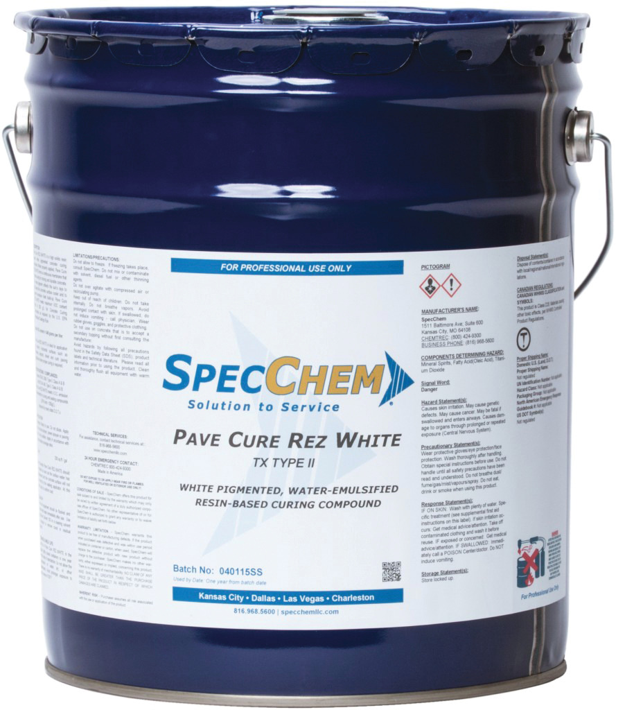 White Cap | 55gal Txdot Pave Cure White Wax Type Ii Specchem