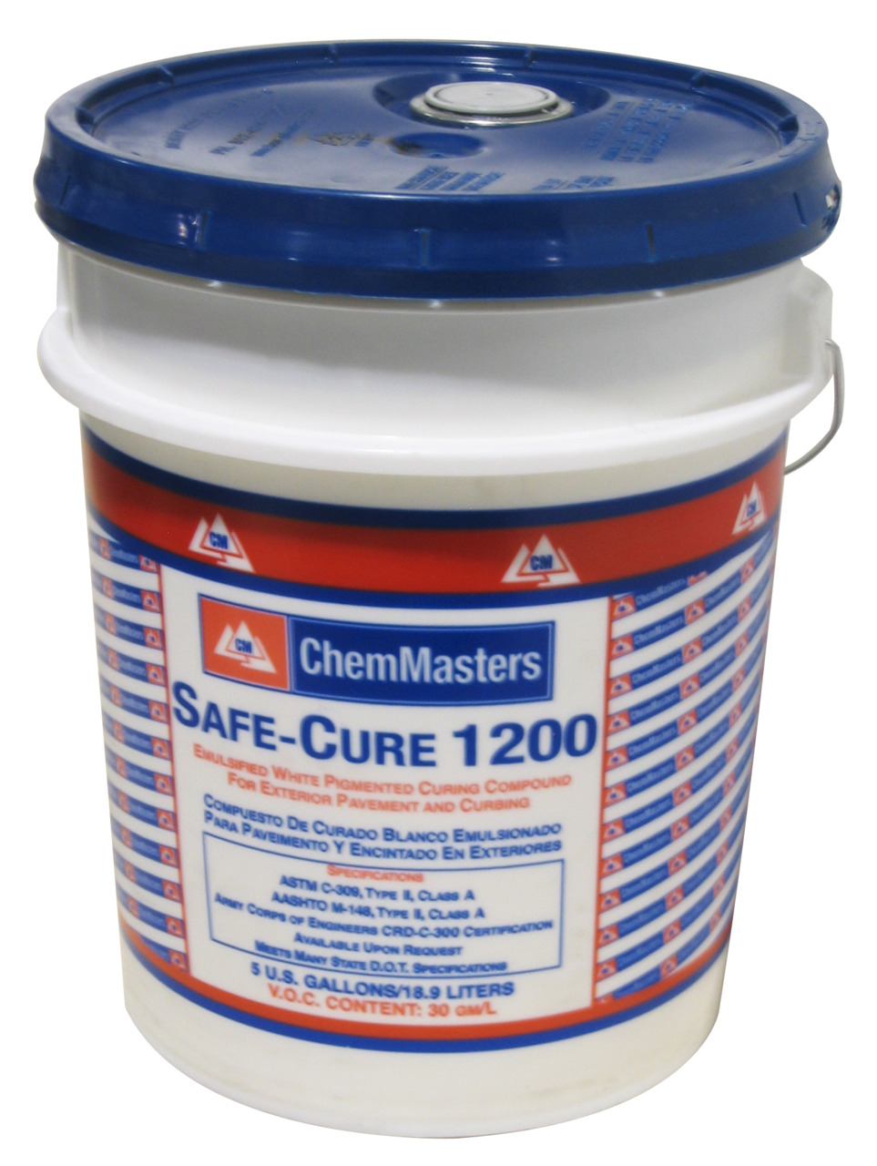 White Cap | ChemMasters Safe-Cure 1200 White Pigmented Concrete Curing ...